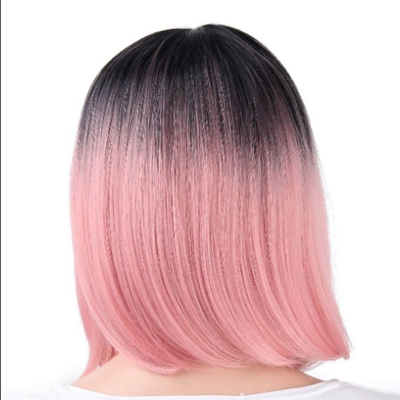 Accessories | Sagima Black Pink Cosplay Wig Nwt | Poshmark